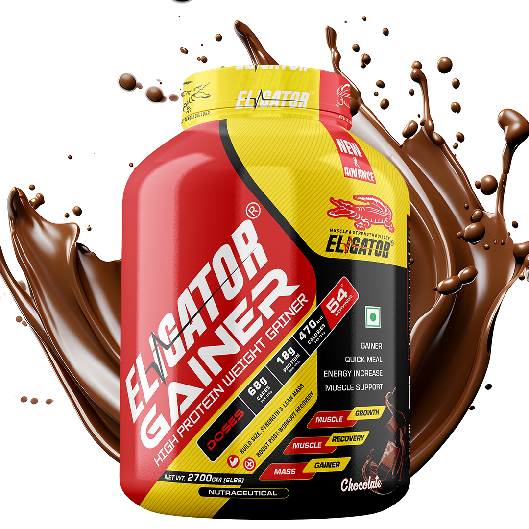 Eligator High Protein Weight Gainer 2.7Kg (6lbs) – Online Proteins
